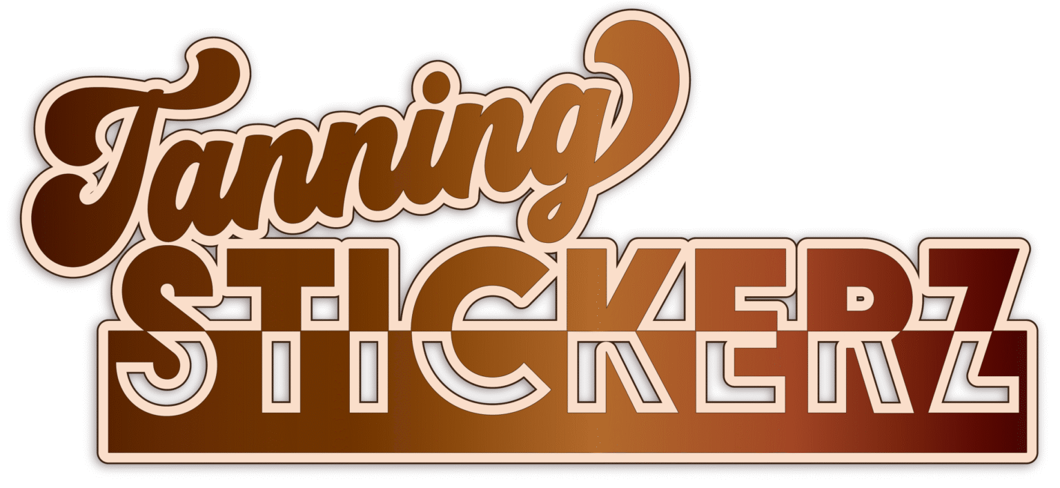 TanningStickerz - Hearts, Lips, Llamas. Flames, & Dozens More! + Spray ...