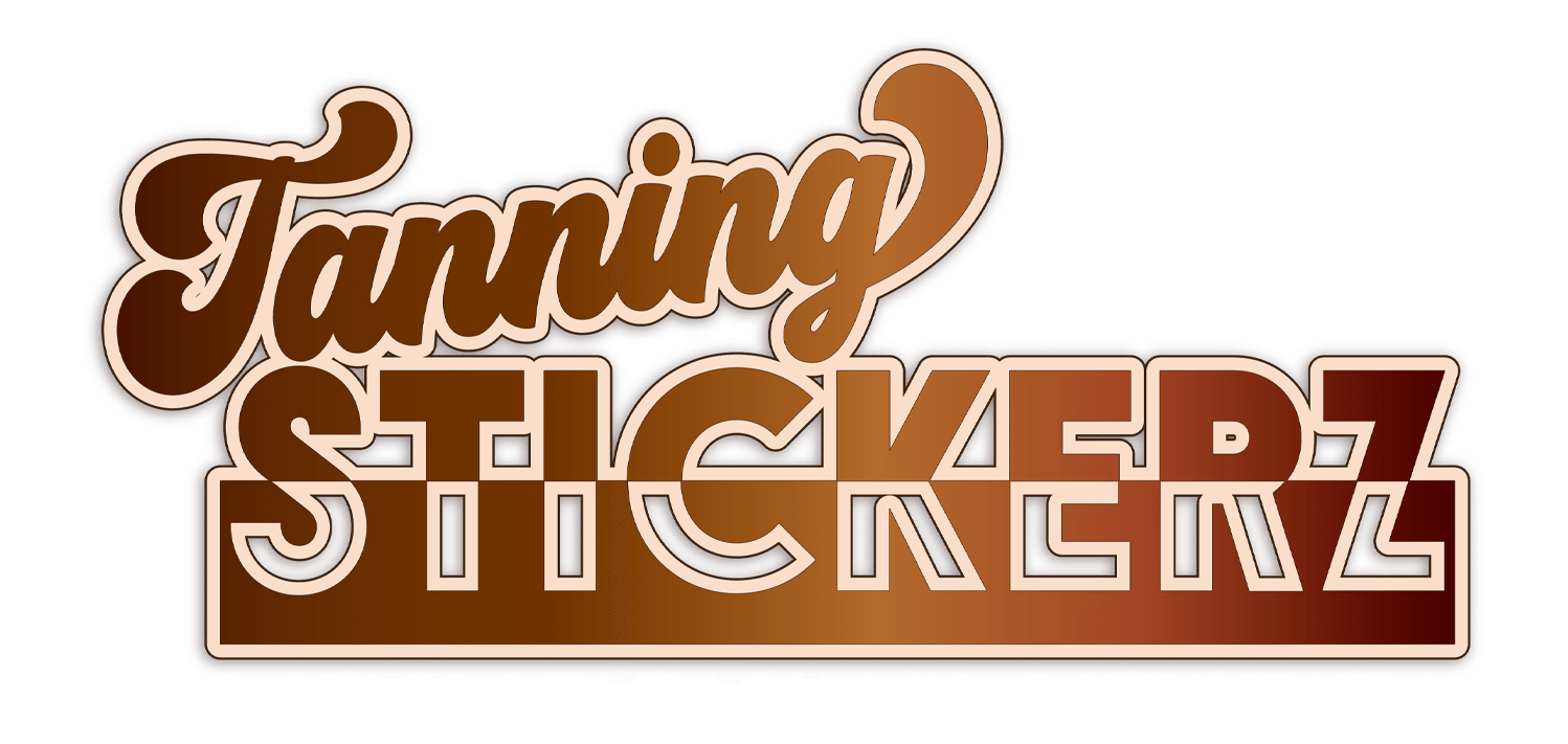 Smiley Face Tanning Stickers | Spray Tan - TanningStickerz